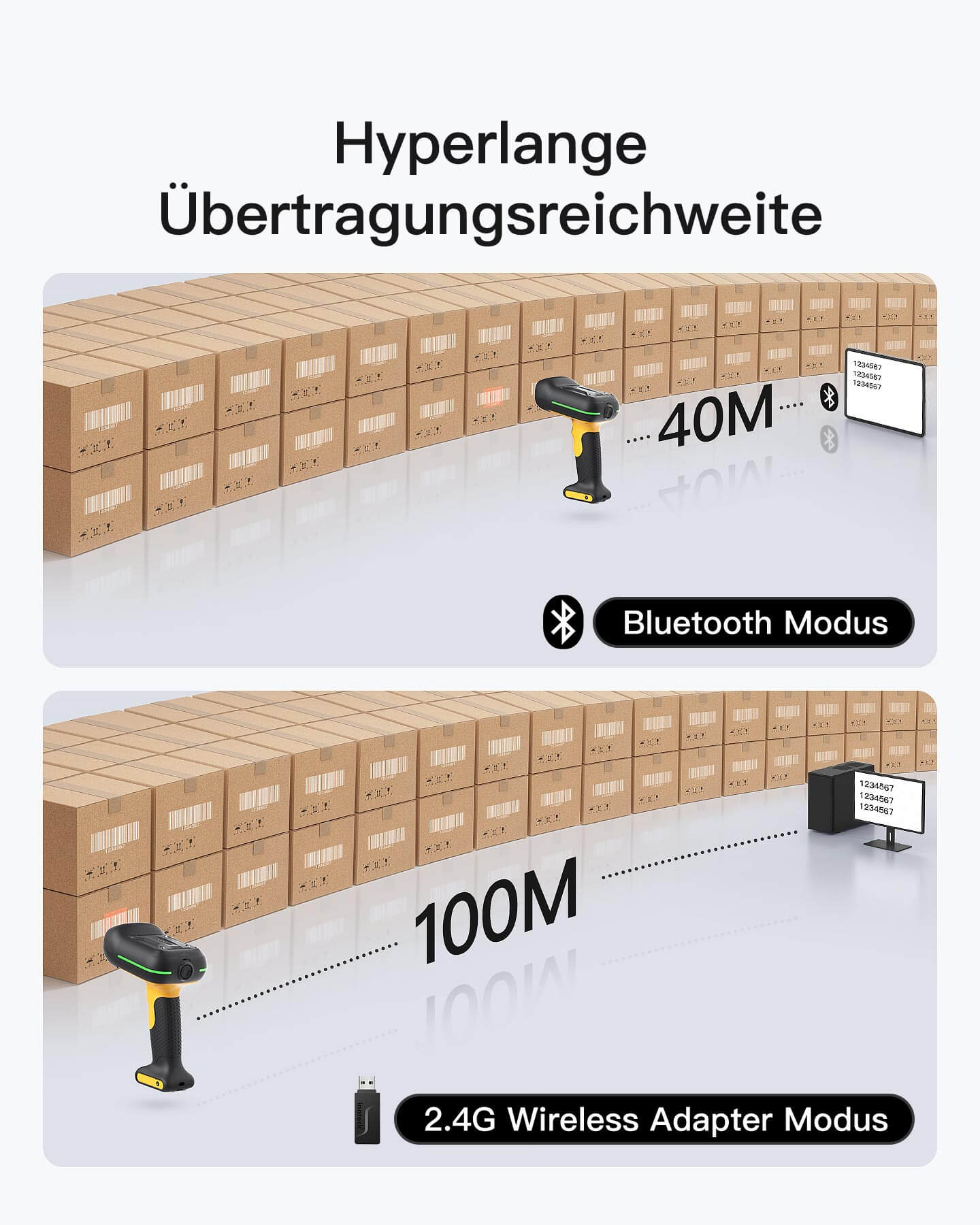 BCST-75S Industrieller 2D Barcode Scanner für Lager & Logistik – IP67 ...